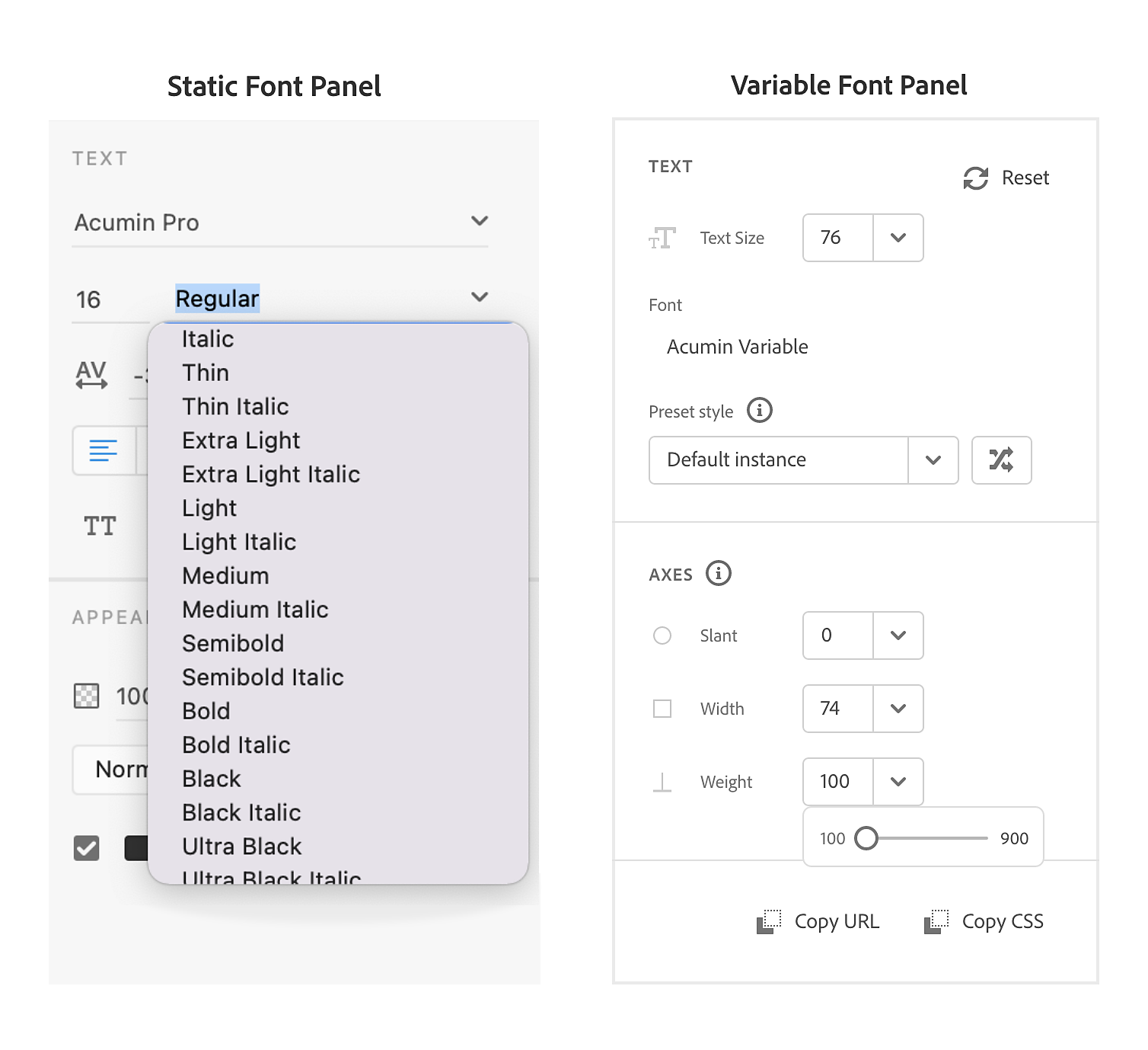 Use variable fonts from Adobe Fonts Use variable fonts from Adobe Fonts